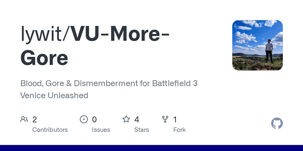 More Gore - Blood, Gore & Dismemberment effects for VU - Releases - VU Community Forums