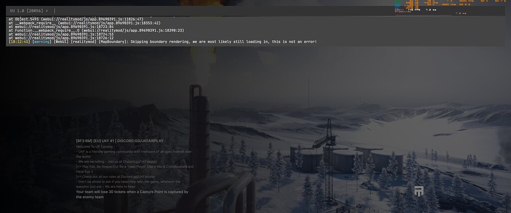 Endless loading to the server / cant update VU to next version - Playing VU - VU Community Forums